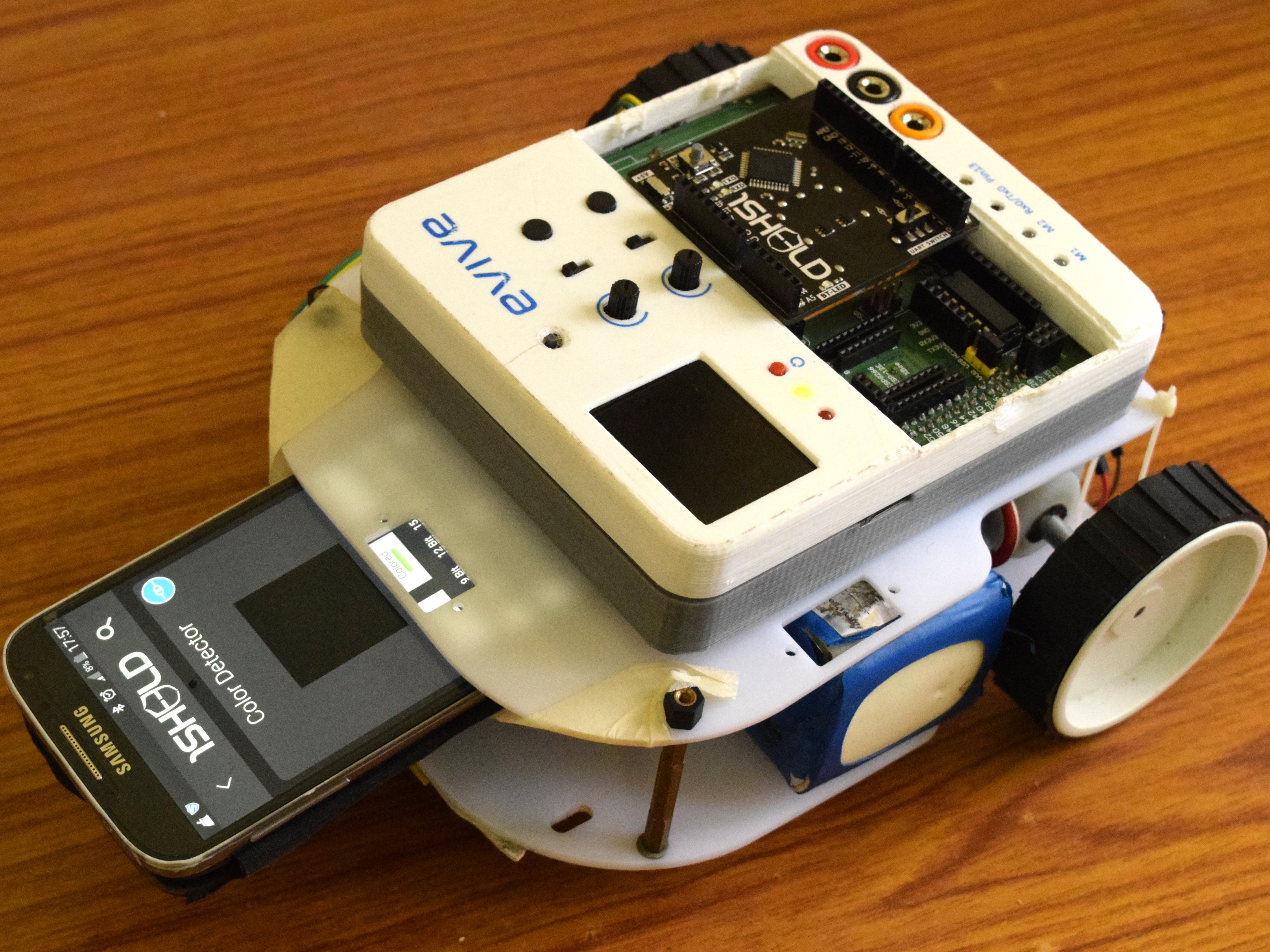 Line follower robot using a smart phone - Hackster.io